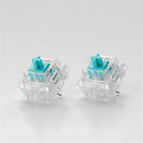 Everglide Tourmaline Blue Cyan Switches V3 Yunzii Keyboard
