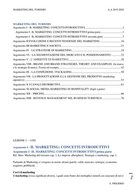 Appunti Completi Marketing Del Turismo Prof Mauri Iulm Appunti Di