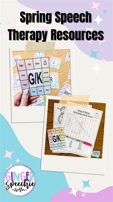 Spring Speech Therapy Resources