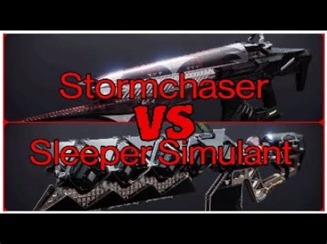 Stormchaser VS Sleeper Simulant DPS Comparison YouTube