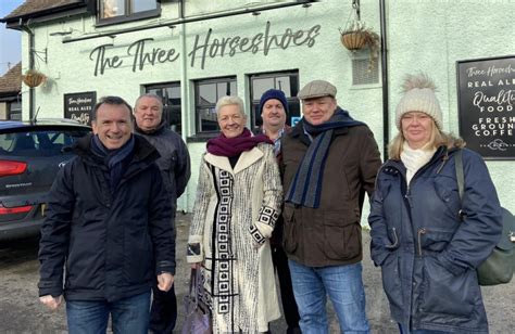 A Chilly Morning Talking To Local Residents In St Athan Alun Cairns