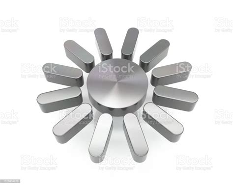 3d 닦 았된 금속 태양 아이콘 0명에 대한 스톡 사진 및 기타 이미지 0명 3차원 형태 강철 Istock