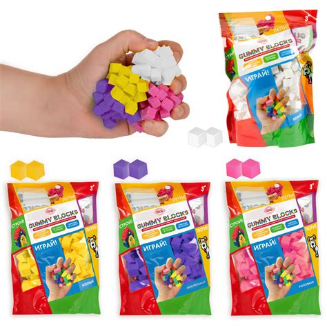 Конструктор пластилин 1toy Gummy Blocks большой набор для творчества 4