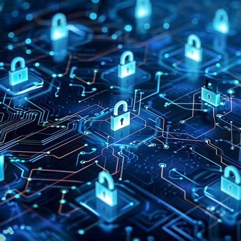 Futuristic Circuitry And Network Connections Visualization Premium Ai