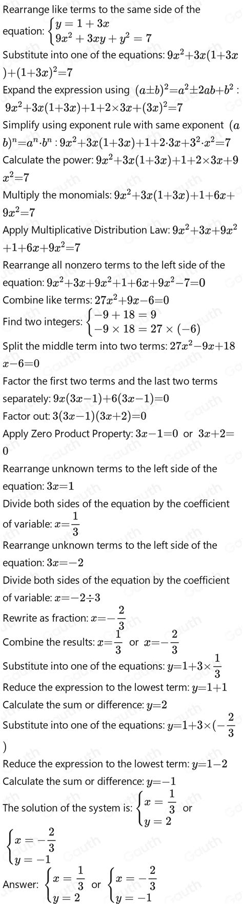 Solved Selesaikan Persamaan Serentak Berikut Solve The Following