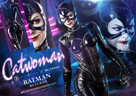 Prime 1 Studio1 3 1992蝙蝠侠归来 Catwoman 猫女 雕像 拆盒