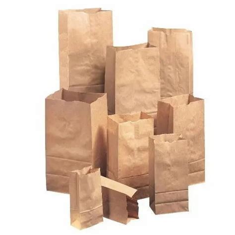 Brown Plain Kraft Paper Grocery Bags Capacity 1 5 Kg At Rs 60kg In
