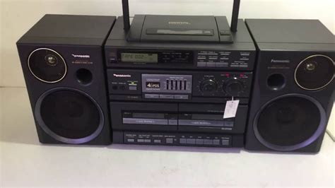 Vintage Sony Boombox Cd Cassette Player