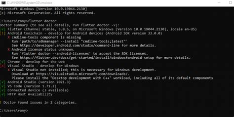 Solved Flutter Is Not Recognized As An Internal And External Command