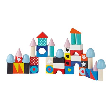 50 Maxi Cubes De Construction Kubix Janod Pour Chambre Enfant Les