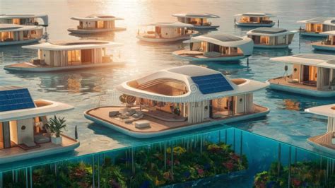 Floating Oasis Imagine A Futuristic Home Concept Where Residences