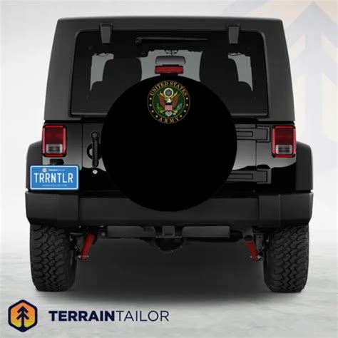 Compact United States Army Seal Spare Tire Cover Terraintailor