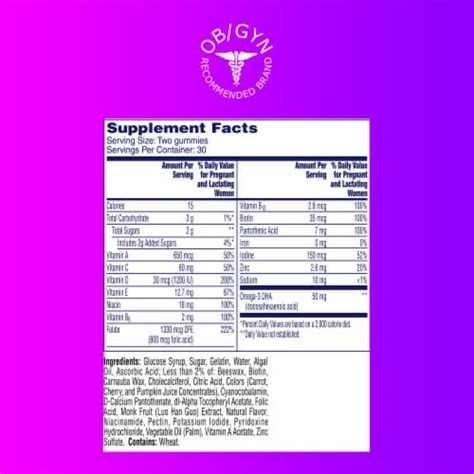 One A Day® Prenatal Multivitamin Gummies 60 Ct King Soopers