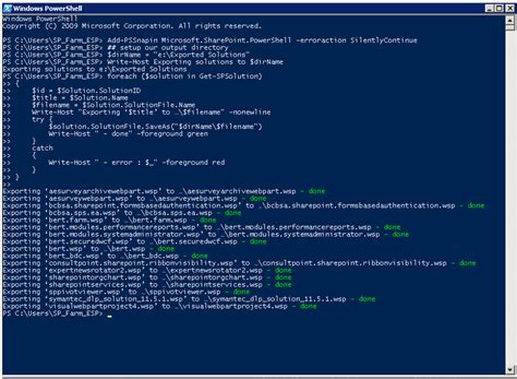 Exporting A Wsp Another Sharepoint Blog