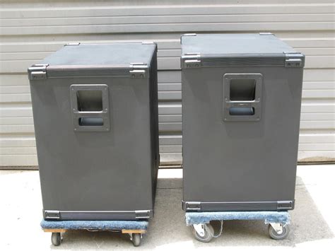 Rare Pair Of Tannoy Panther Loudspeaker Cabinets W 15 Dual Concentric
