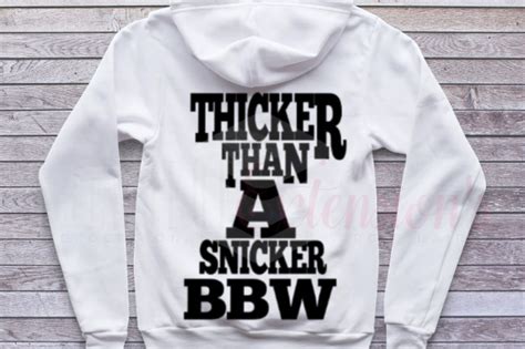 Thicker Than A Snicker Graphic By Premiereextensions · Creative Fabrica