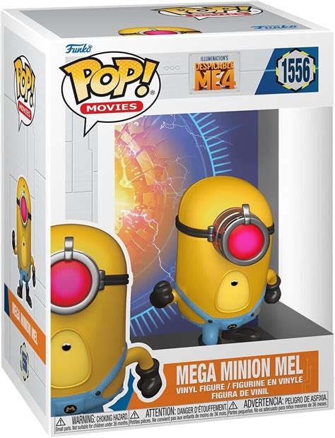 Funko Pop Despicable Me 4 Mega Minion Mel Figure W Protector Ebay