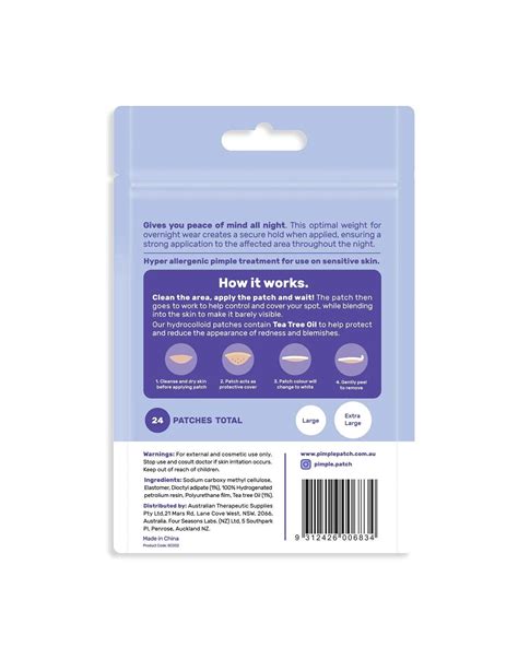 Skin Control Pm Nighttime Pimple Patch 24 Pack Respecthealth