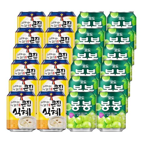 해태 238ml 식혜 12개 봉봉포도 12개 홈플러스 택배배송