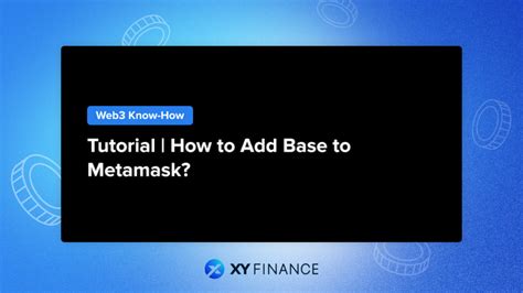 Tutorial How To Add Base To Metamask In 3 Steps