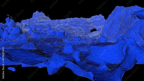 Real Time Drone Aerial Scans Overlayed On A 3d Digital Model Of A Sand Quarryenabling Accurate