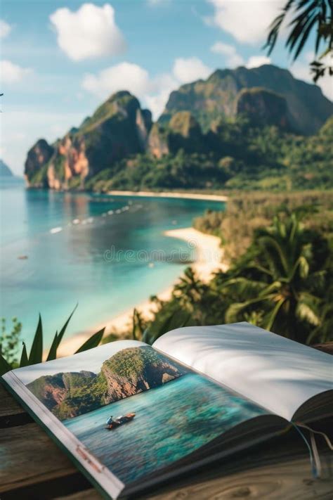 A Book Lying Open On A Wooden Table Ready For Reading Stock Image
