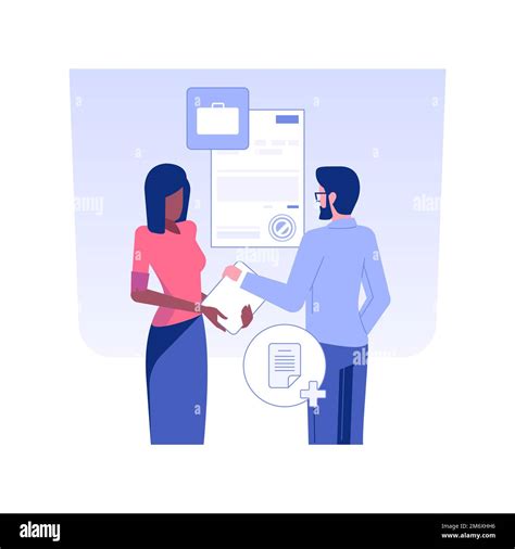 Shares In A Company Isolated Concept Vector Illustration Happy Worker