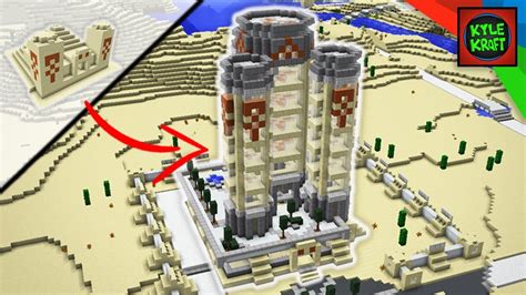 Minecraft A Modern Desert Temple Transformation Youtube