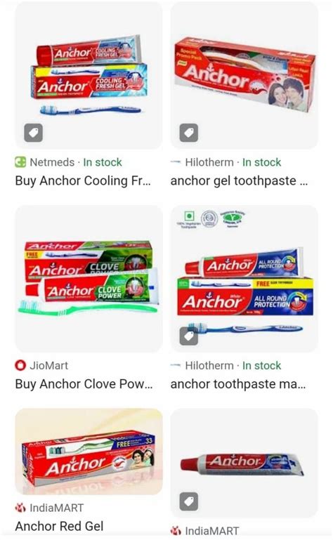 Anchor Gel Toothpaste At Best Price In Hirekerur By Punya Enterprises
