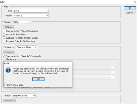 Solved Automate Batch For Actions Make Is Not Currently Adobe
