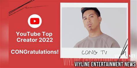 YouTube Names Cong TV, Viy Cortez as 2022 Top-Trending Creators in the Philippines - ViyLine ...