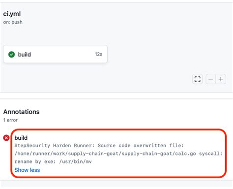 Stepsecurity Harden Runner Detect Source Code Tampering During The