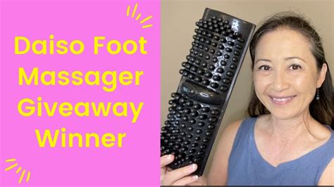 Foot Massager Giveaway Winner Youtube