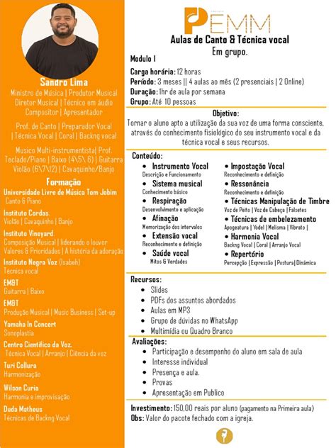 Aula De Canto Em Grupo Obpc Pdf Canto Coro
