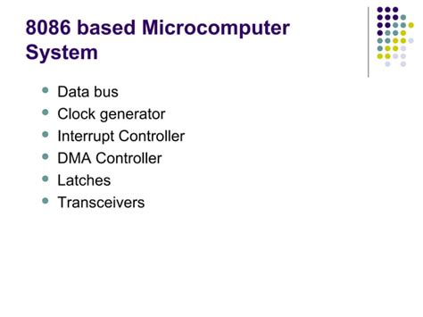 8086 microprocessor ppt operating systems computer software and applications
