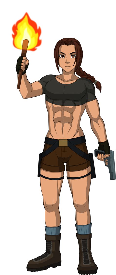 Male Lara Croft By Vertigor On Deviantart