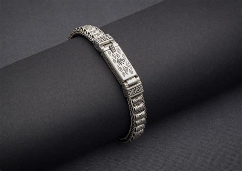 Silver Bracelets For Men Mens Silver Bracelet Orionz