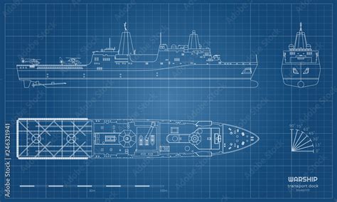 Shipping Vessel Schematics And Diagram Parts Ship Container