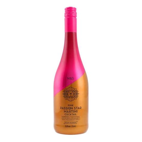 Mands Pink Passion Star Martini Cocktail Ocado
