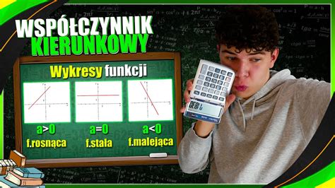 Wsp Czynnik Kierunkowy Funkcja Liniowa Youtube