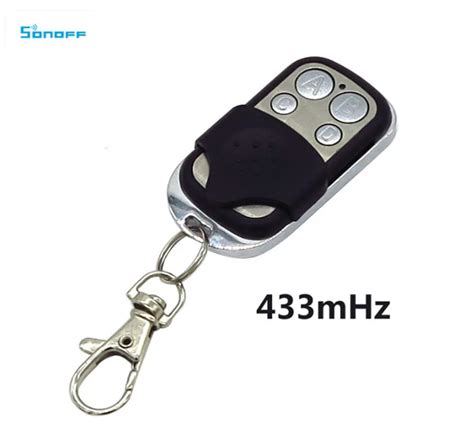 Sonoff 433mhz Remote Control 4 Buttons Wireless Remote Controller For
