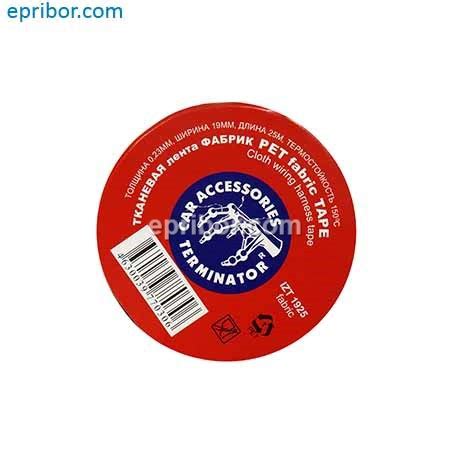 IZT 1925 fabric 19мм х25м х0,23 мм, черная (Terminator)` Изолента ...