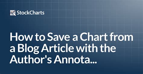 How To Save A Chart From A Blog Article With The Authors Annotations Support Center