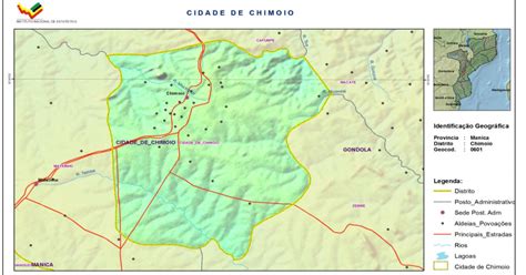 Blog De Geografia Mapa Cidade De Chimoio Mo Ambique