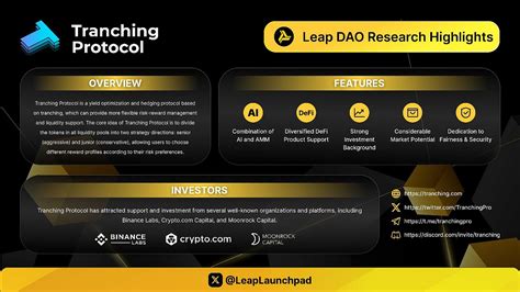 Analysis Of Leap Launchpads First Project Tranching Protocol The