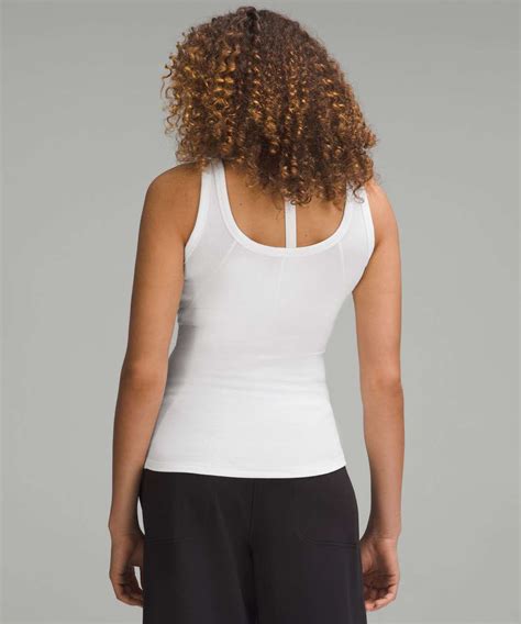 Lululemon Hold Tight Scoop Neck Tank Top White Lulu Fanatics