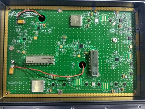 Final Substrate Layout Design Along With The Rf Components With Proper