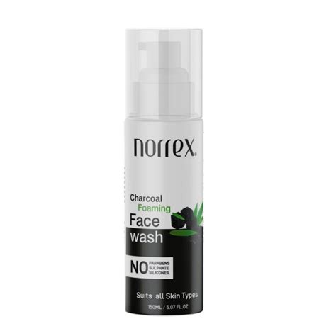 Norrex Charcoal Foaming Face Wash 150ml Jiomart