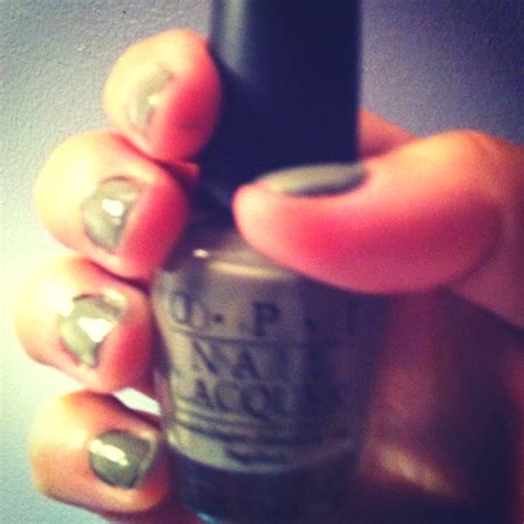 Looks Grey In The Bottle But Kinda Comes Out Army Green Grey Green