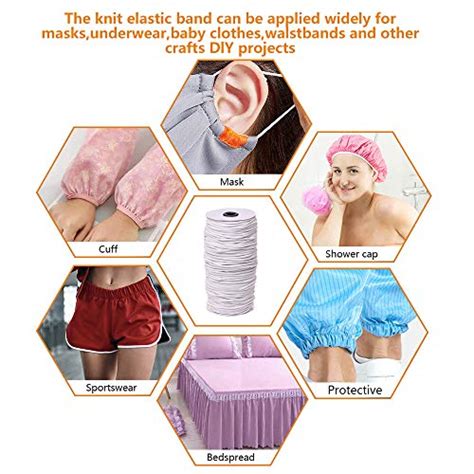 Elastic String For Masks 200 Yards Elastic Bands For Sewing 18 Inch